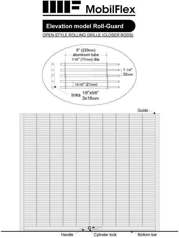 MobilFlex inc. - RollGuard :: Different styles of rolling grilles ...
