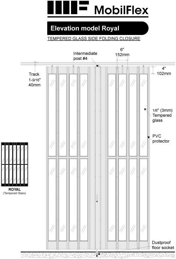 MobilFlex inc. - Royal :: Different styles of security grilles, folding ...